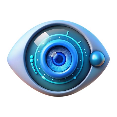 Stunning Classic Human Eye With A Hud Display Overlay Premium 60336932 Png