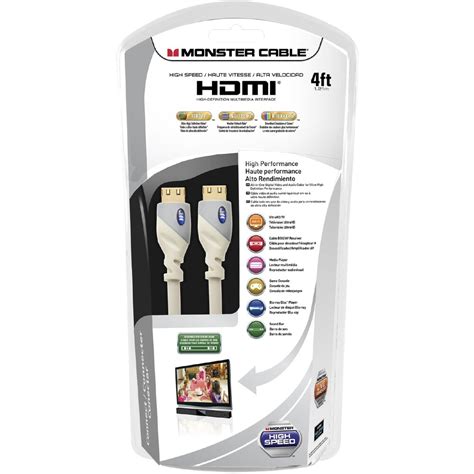 Monster Essentials Hdmi 4 Ft The Home Depot Canada