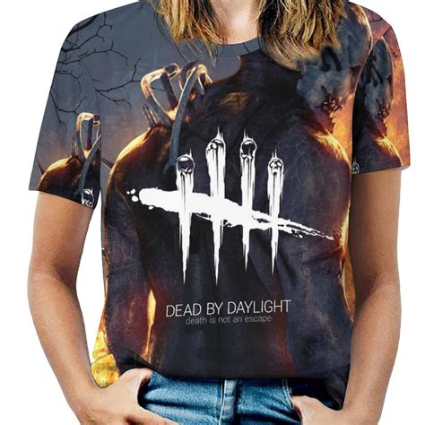 Dead By Daylight Dbd Womens T Shirt Round Neck Short Sleeve Tee Shirts