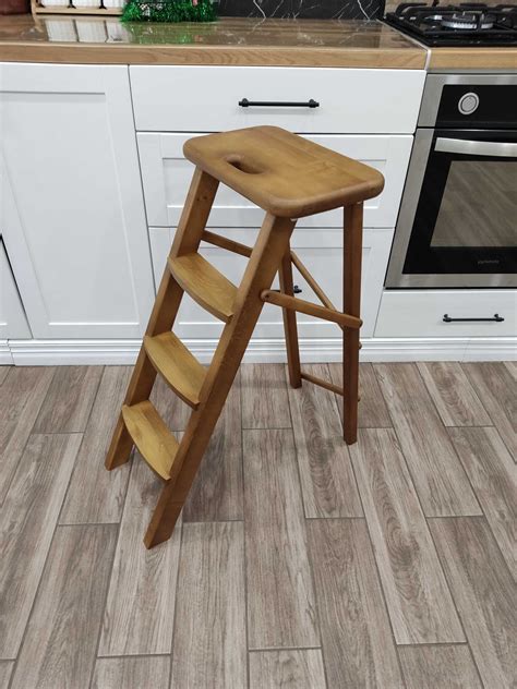 Складний барний стул стремянка Складний стілець драбинка 1 200 грн Кухонні меблі Зіньків на Olx