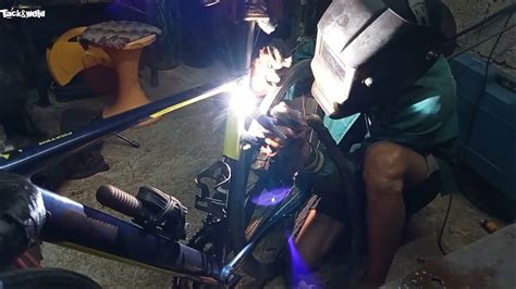 Repair Aluminum Bike Frame Crack Tig Welding Aluminum Youtube