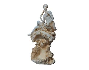 Leda And The Swan Statue Etsy