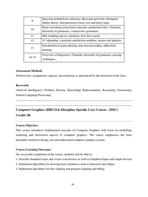 Bhcs 14 Computer Graphics Update Awaited Pdf Computer Graphics 3