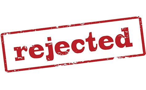 Rejected Red Stamp Rectangular Vector Red Stamp Rectangular Png And
