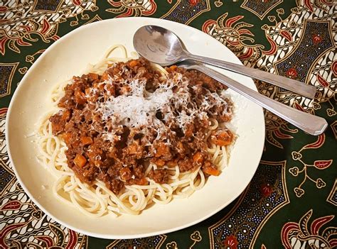 Throwback Thursday Spaghetti Bolognese