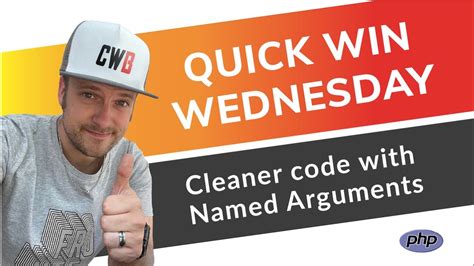 Write Cleaner Code With Named Arguments In Php How To Tutorial Quick Win Wednesday Qww