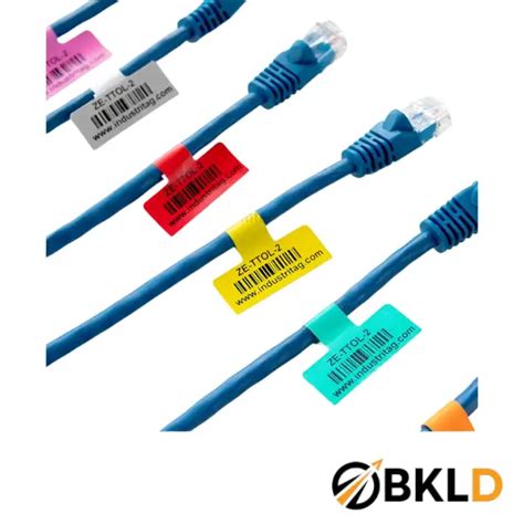 Thermal Transfer Flag Labels For Cables And Wires In Ireland