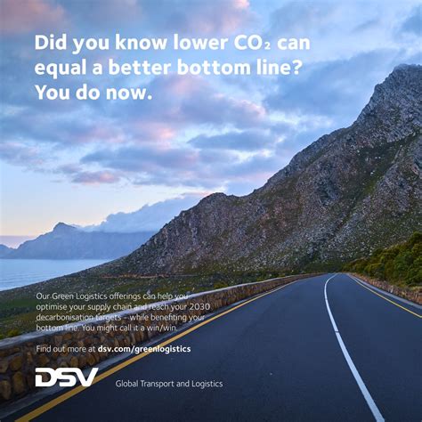 Green Logistics More Sustainability For Your Supply Chain Dsv