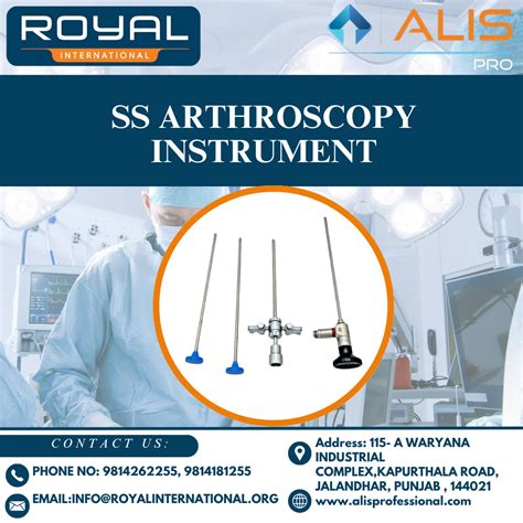 Ss Arthroscopy Instrument At Best Price In Jalandhar Punjab Royal