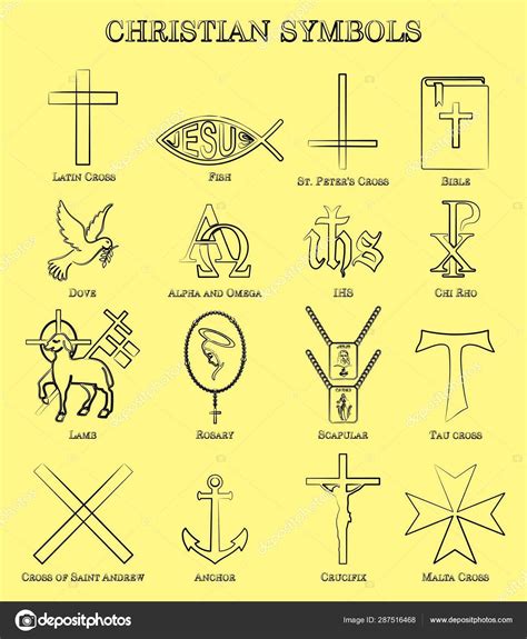 Historical Symbol Christian Faith Stock Vector Image By ©leandropp1992