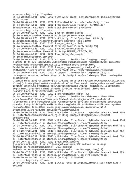 Toolbox Log Snapshot Pdf Computing Software