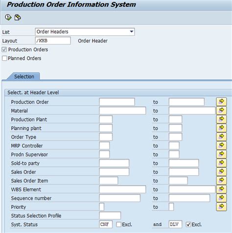 Production Order Confirmation Sap Community