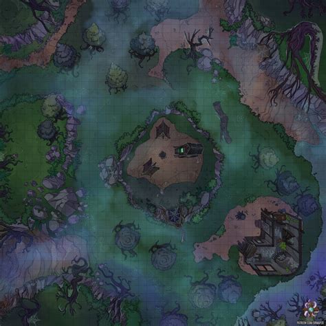 Scary Forest Battle Map For Dungeons And Dragons By Hassly On Deviantart