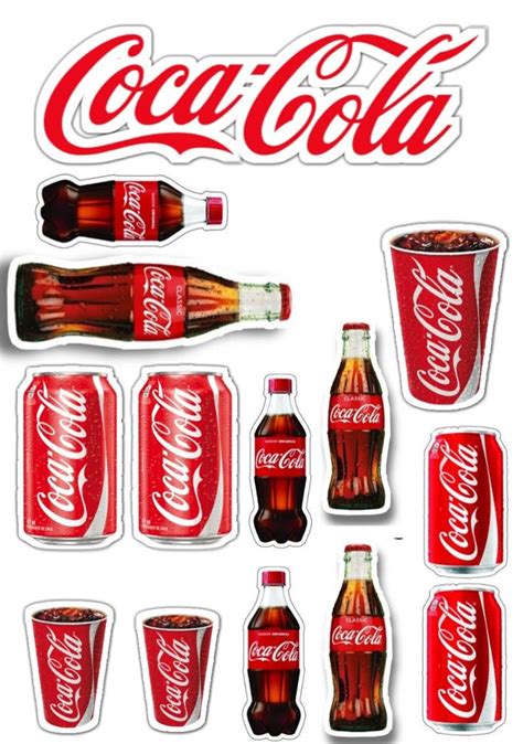 Coca Cola Logo With Bottles And Cups