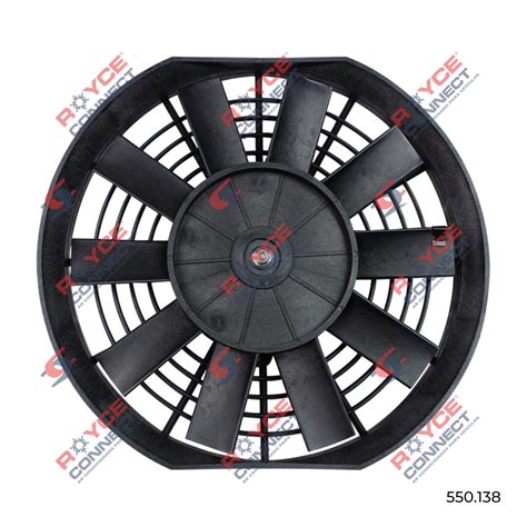 Eletroventilador Universal Unipoint 9 Polegadas Pás Reta 12 Volts Royce Connect