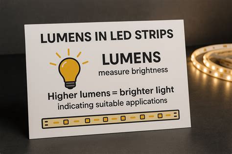 Led Strip Lumens Chart Easy Guide For Selecting Led Brightness