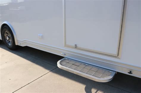 Rail Ryder Custom Enclosed Car Carrier Trailer Self Loading Track