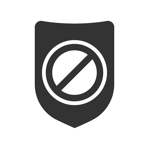 Ícone De Acesso Negado Vetor Premium