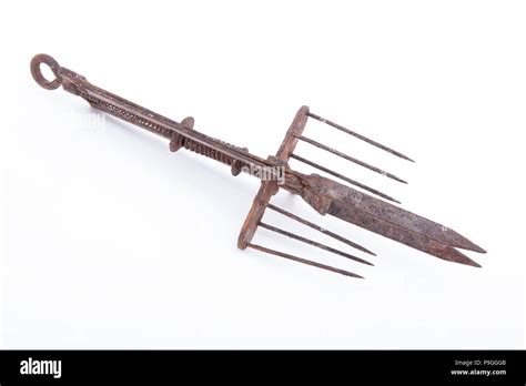 Old Mole Trap Designed To Impale A Mole On Its Spikes When It Was