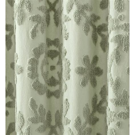 Peri Home Chenille Laurel Shower Curtain Shower Curtain Sage