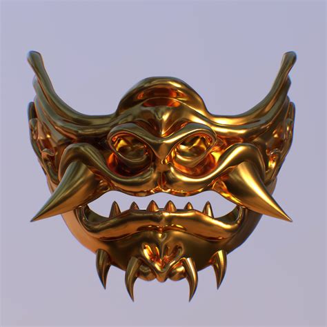 Classic Oni Mask By Robbierobv Makerworld Download Free 3d Models