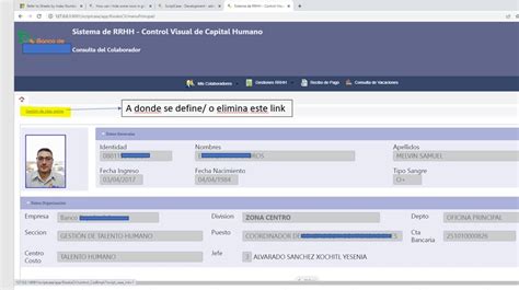 Consulta De Donde Cambiar El Nombre De Link De Un Form Que Aparece Arriba Del Form En El Menu