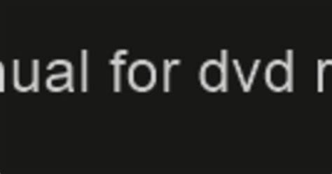 User Manual For Dvd Rewritable Imgur