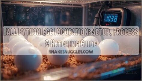 Ball Python Egg Incubation Setup Process And Hatching Guide