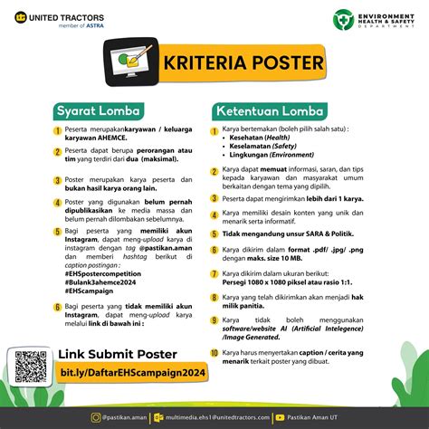 Ehs Department United Tractors Lomba Ehs Campaign Halo Sobat Aman