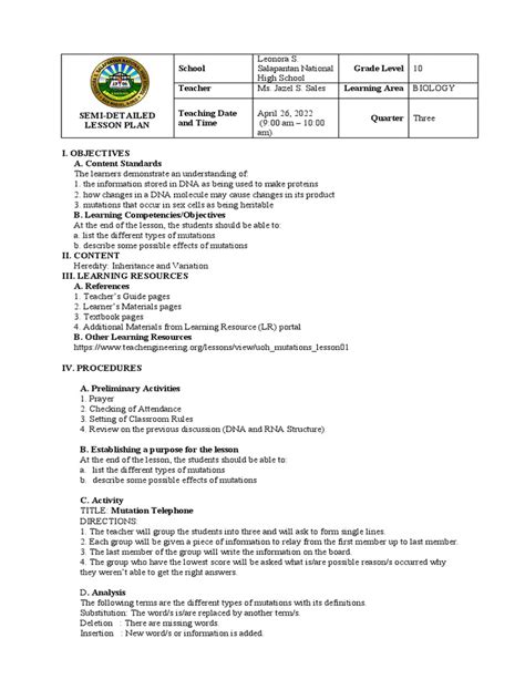 Heredity Inheritance And Variation Pdf Mutation Gene