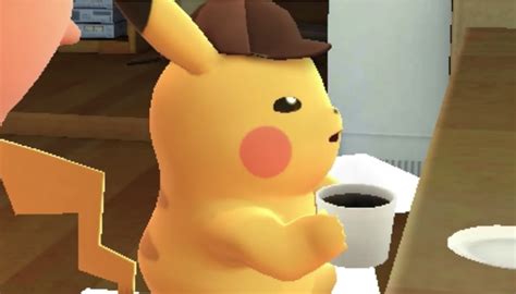 Coffee Drinking Detective Pikachu To Arrive In March The Mary Sue