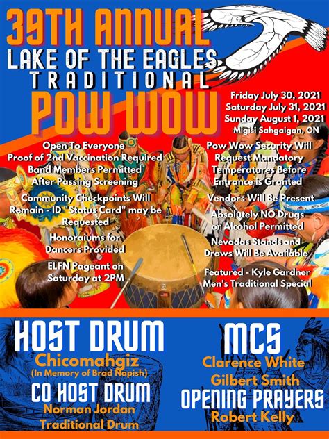 Traditional Pow Wow Lake Of The Eagles Eagle Lake First Nation