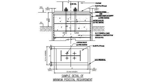 Sump Tank Construction Cad Drawing Dwg File Artofit