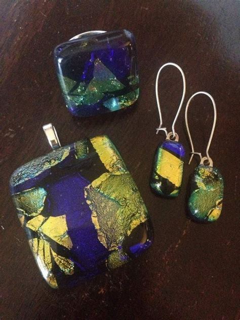 Handmade Fused Glass Jewelry By Miss Olivias Line