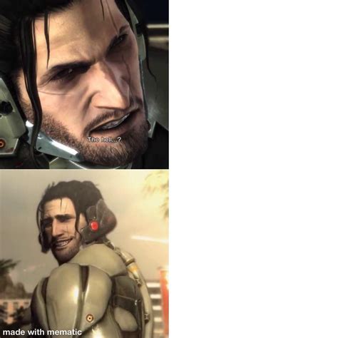 Drake Meme But With Jetstream Sam Metal Gear Rising Rmemetemplatesofficial
