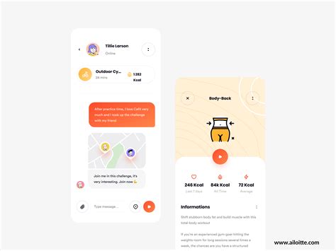 Health Tracking Application Ui Design By Ailoitte Ui Ux Agency On Dribbble