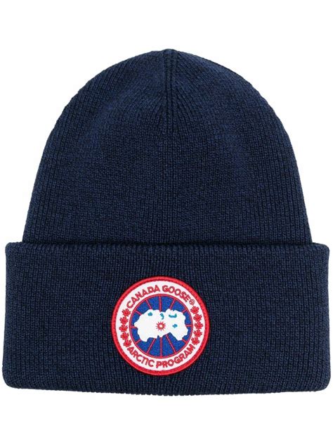 Canada Goose Logo Wool Beanie Canada Goose