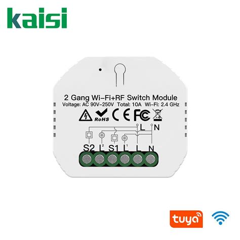 2gang Tuya Smart Home Wireless Wifi Switch Module China Switch Module