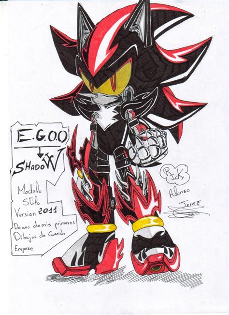 Metal Shadow 02 Original Dibujos Deadpool Caricatura Arte Erizo