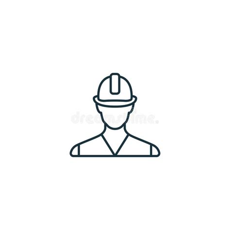 Contractor Icon Monochrome Simple Sign From Common Tax Collection