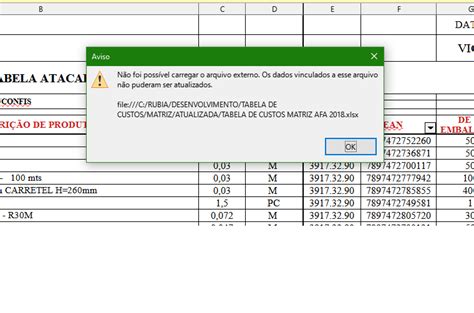 Erro ao abrir planilha de Português do Brasil Ask LibreOffice