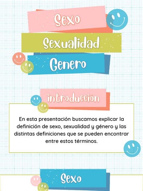 Genero Sexo Y Sexualidad Pdf La Sexualidad Humana Género