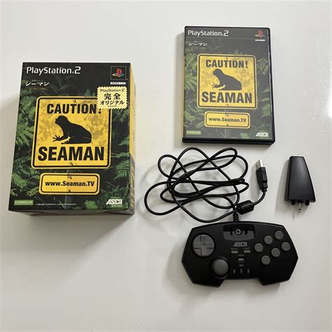 Seaman Game Ascii Sea Mic Controller Playstation Ps2 Ntsc J Japan Sp Retro Unit