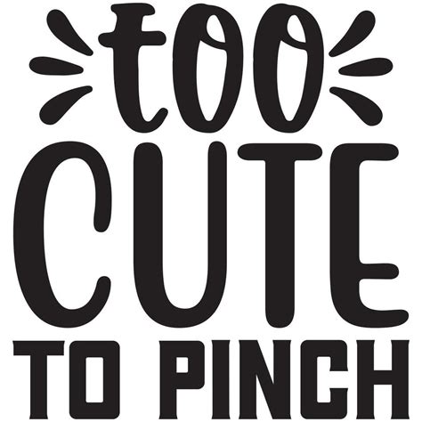 Too Cute To Pinch 29444710 Vector Art At Vecteezy
