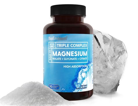 Triple Complex Magnesium 180 Capsules Bioemblem