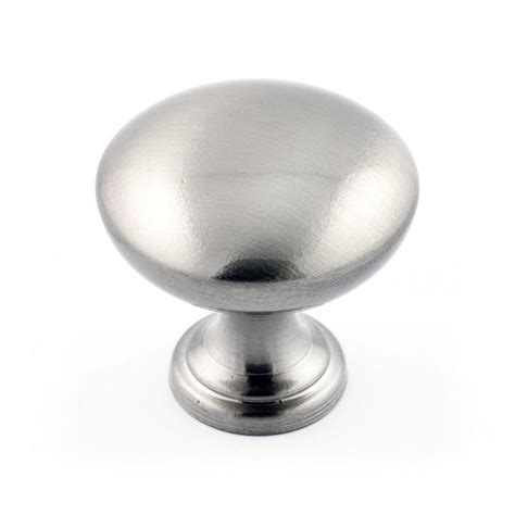 Round Cabinet Knobs Brushed Nickel At Cameron Malone Blog