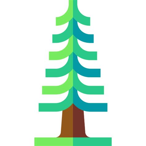 Tree Basic Straight Flat Icon