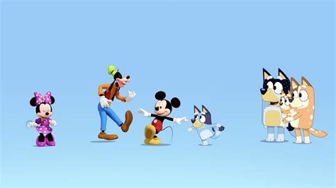 Mickey Mouse Clubhouse And Bluey Crossover In New Disney Short
