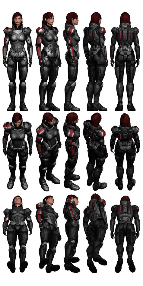 Mass Effect 3 Female Shepard N7 Armour Reference Mass Effect Mass
