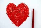 Free Picture Pencil Color Colorful Heart Paper Drawing